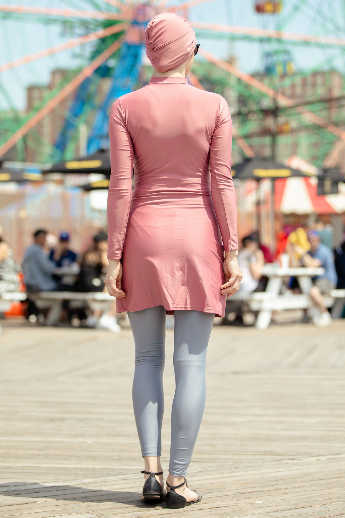 Ruched 3 Piece Modest Swimsuit-Clearance – Urban Modesty